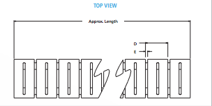 Laird-EMI-DS-FINGER-DUAL SLOT 1112-DUAL-SLOT-SERIES-DIMENSIONS-top-view ...